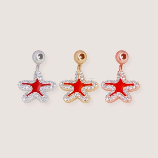 Charm Seastar CH28 sao biển, chất liệu vàng 10K tinh tế, lấp lánh