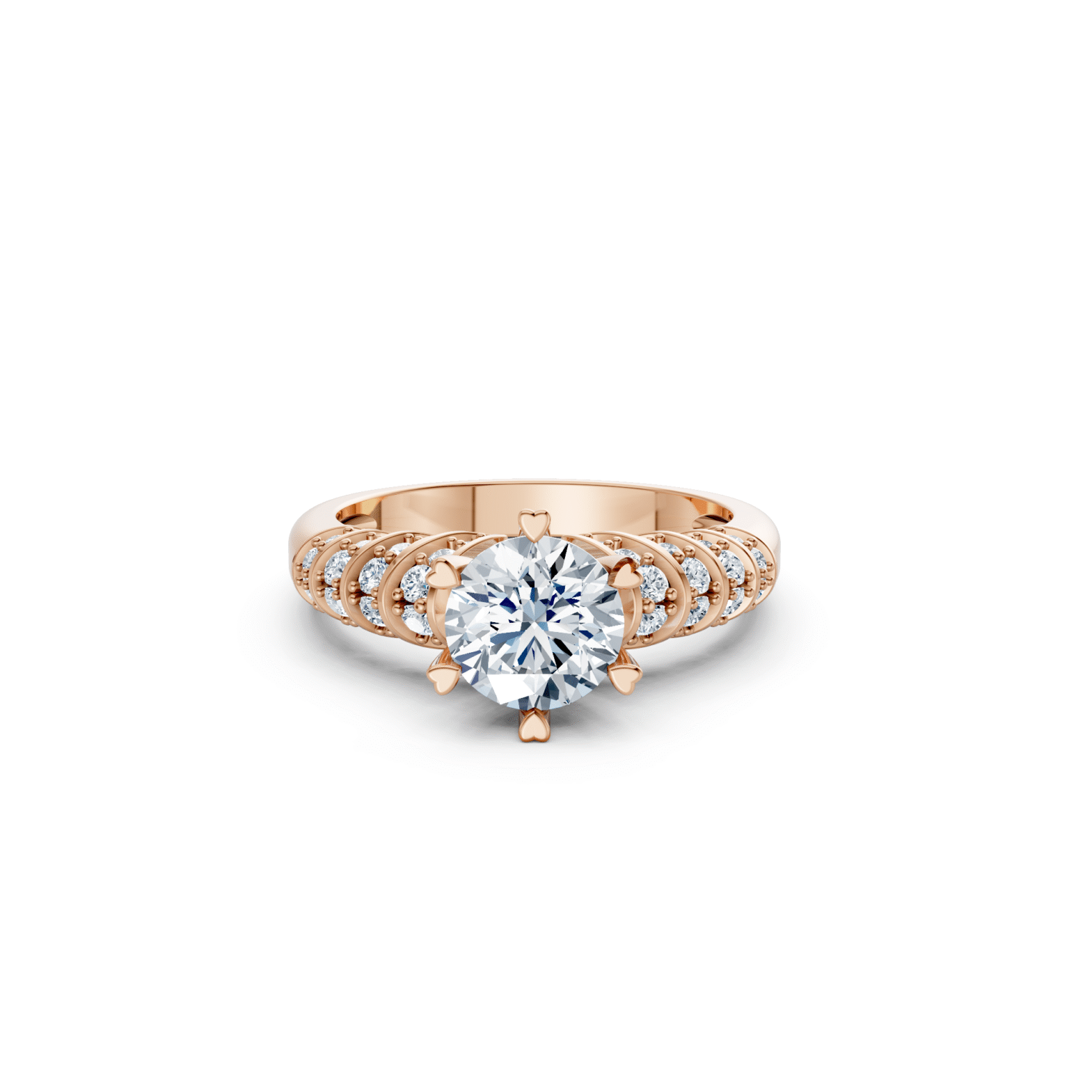 NHẪN CẦU HÔN KIM CƯƠNG LAB GROWN LX28 1.5 CARAT ROUND