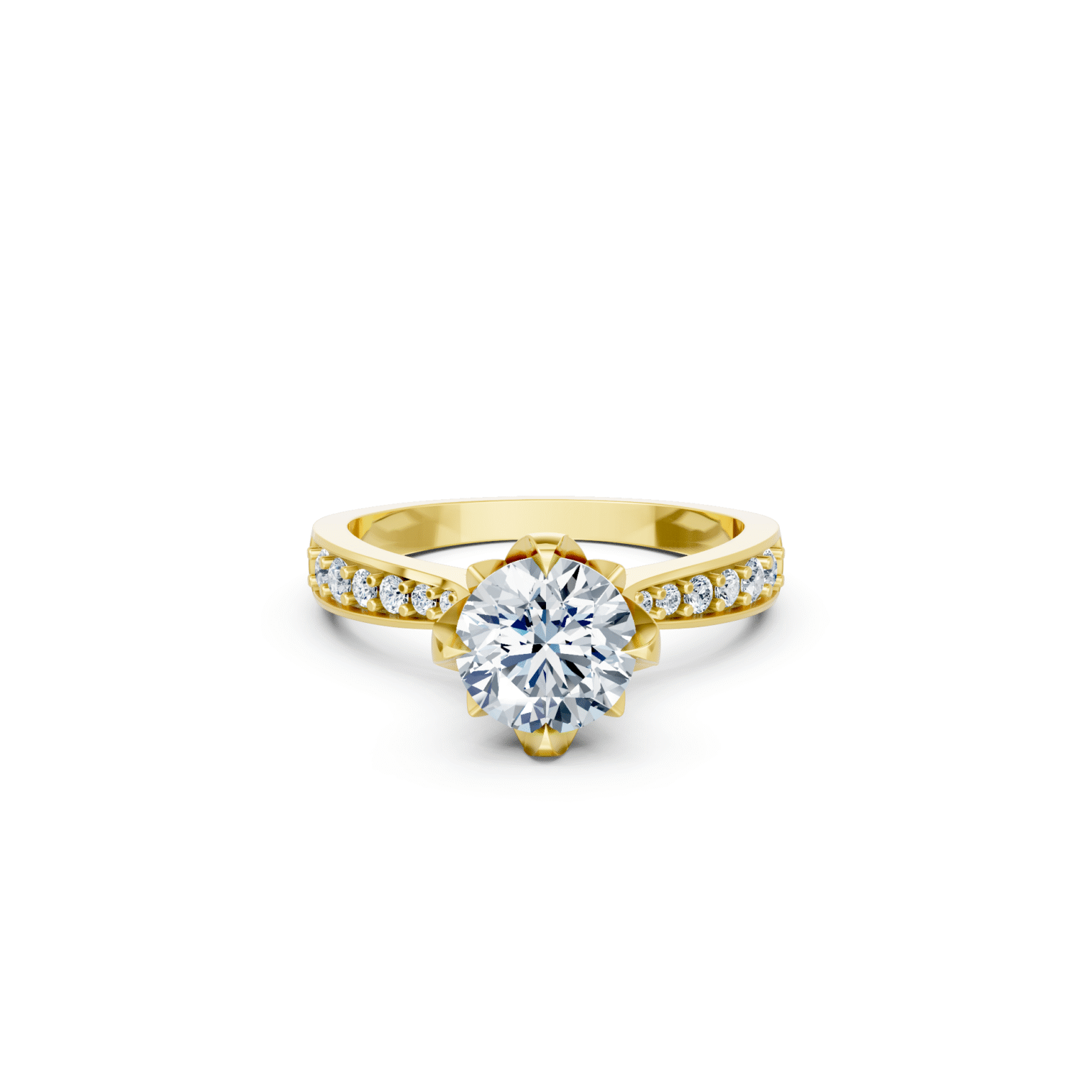 NHẪN CẦU HÔN KIM CƯƠNG LAB GROWN LX30 1 Carat Round